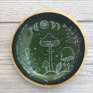 Trippy Ring Dish. Witchy Home Decor. Psychedelic Trinket Dish. Gift for ...