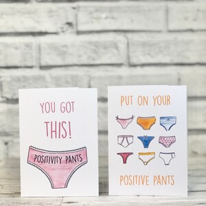Positivity Pants Card. You Got This Card. Just Because Card. - Etsy UK