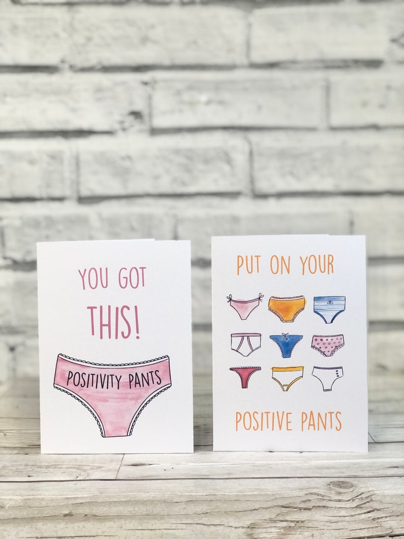 Positivity Pants Card. You Got This Card. Just Because Card. | Etsy UK