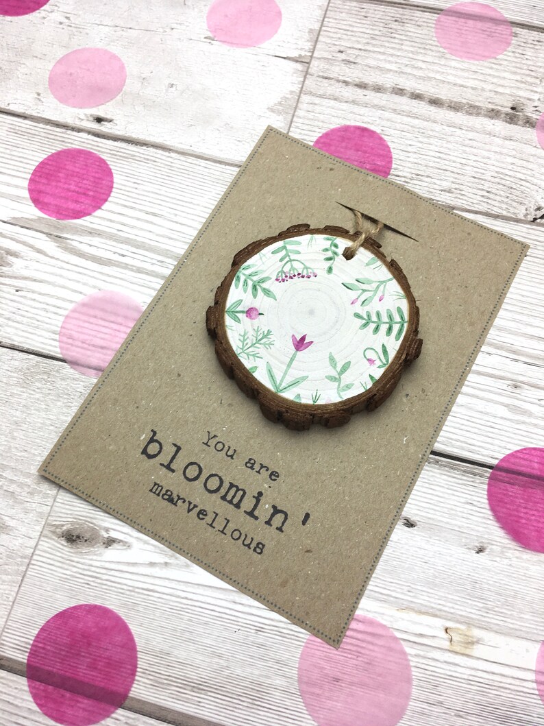 Bloomin Marvellous Wooden Sign. Floral Home Decor Gift. Easter Gift ...