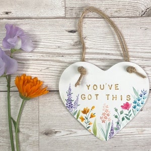 Floral Positivity Signs. Be Happy Wall Art. You've Got This Wall Art ...