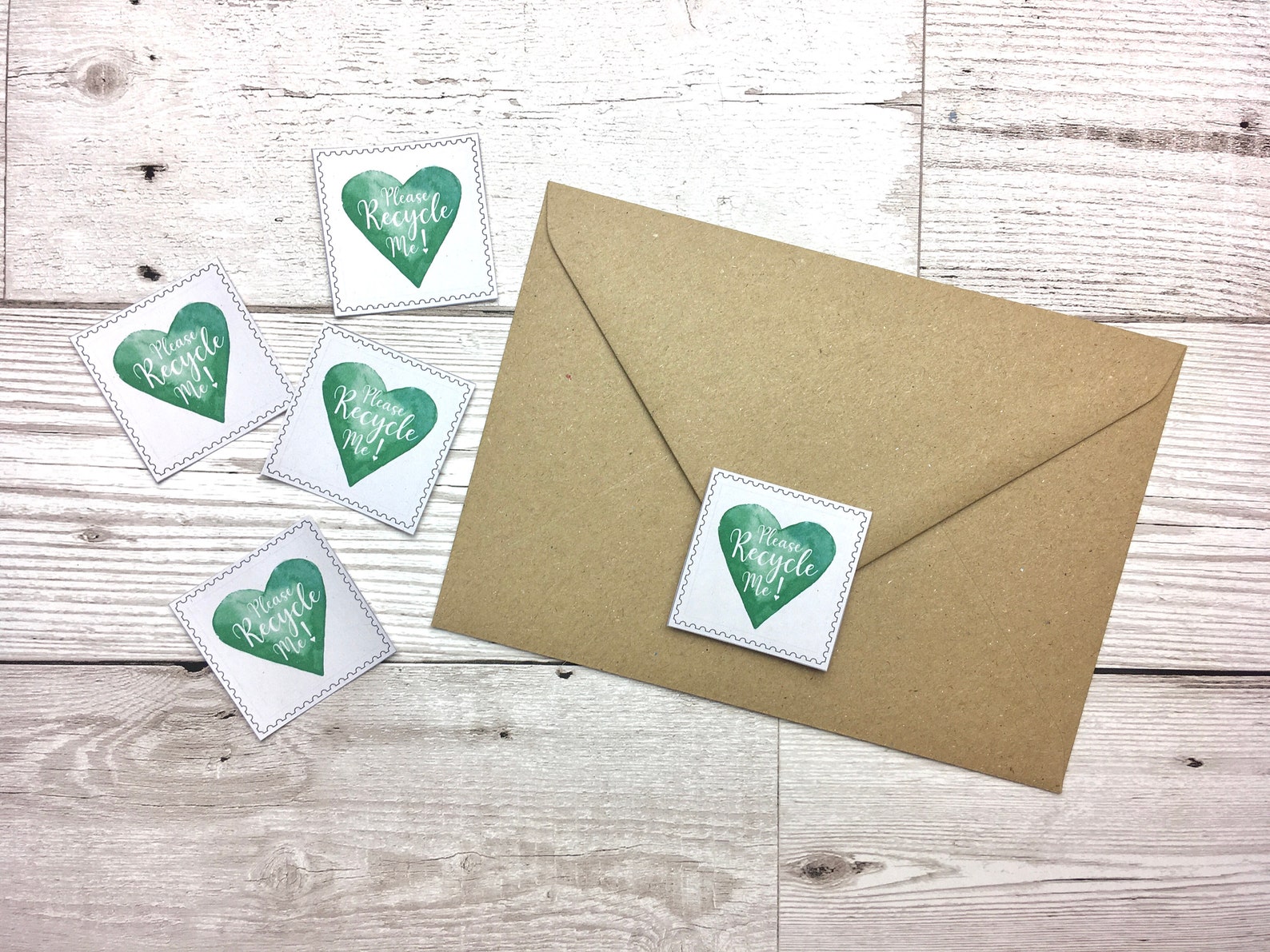 Recycle Me Stickers. Reuse and Recycle Packaging Stickers. Eco - Etsy UK