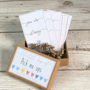 Box of Pick Me Ups. Little Box of Positivity. Cheer up Gift. - Etsy UK