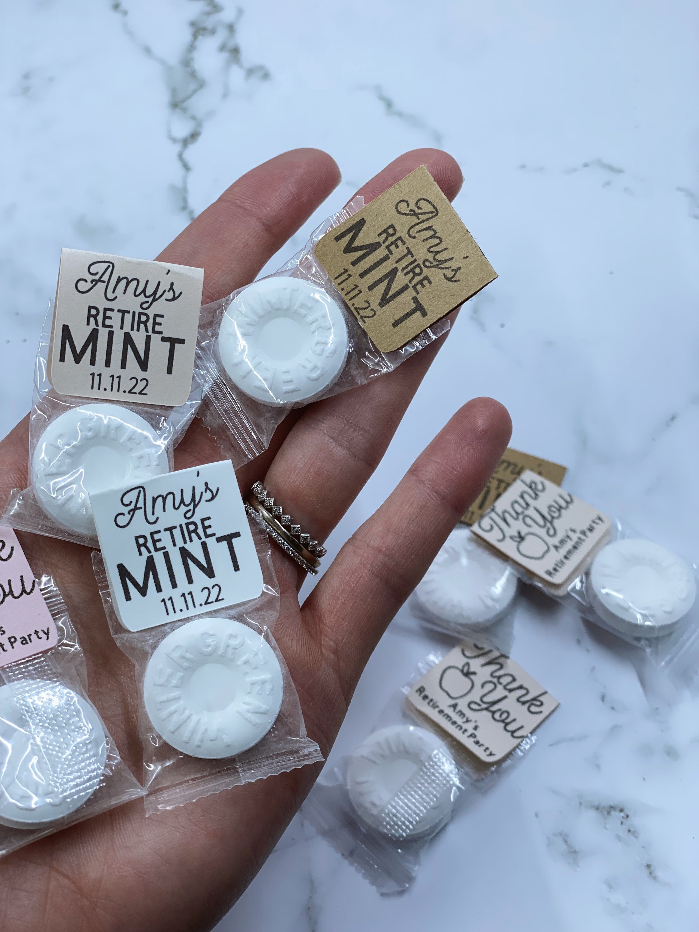 Retirement Party Favor- Mints Custom Retiremints - Etsy