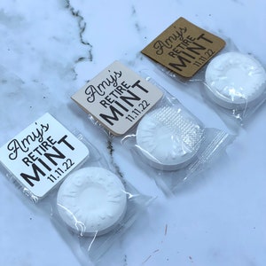 Retirement Party Favor- Mints Custom Retiremints - Etsy