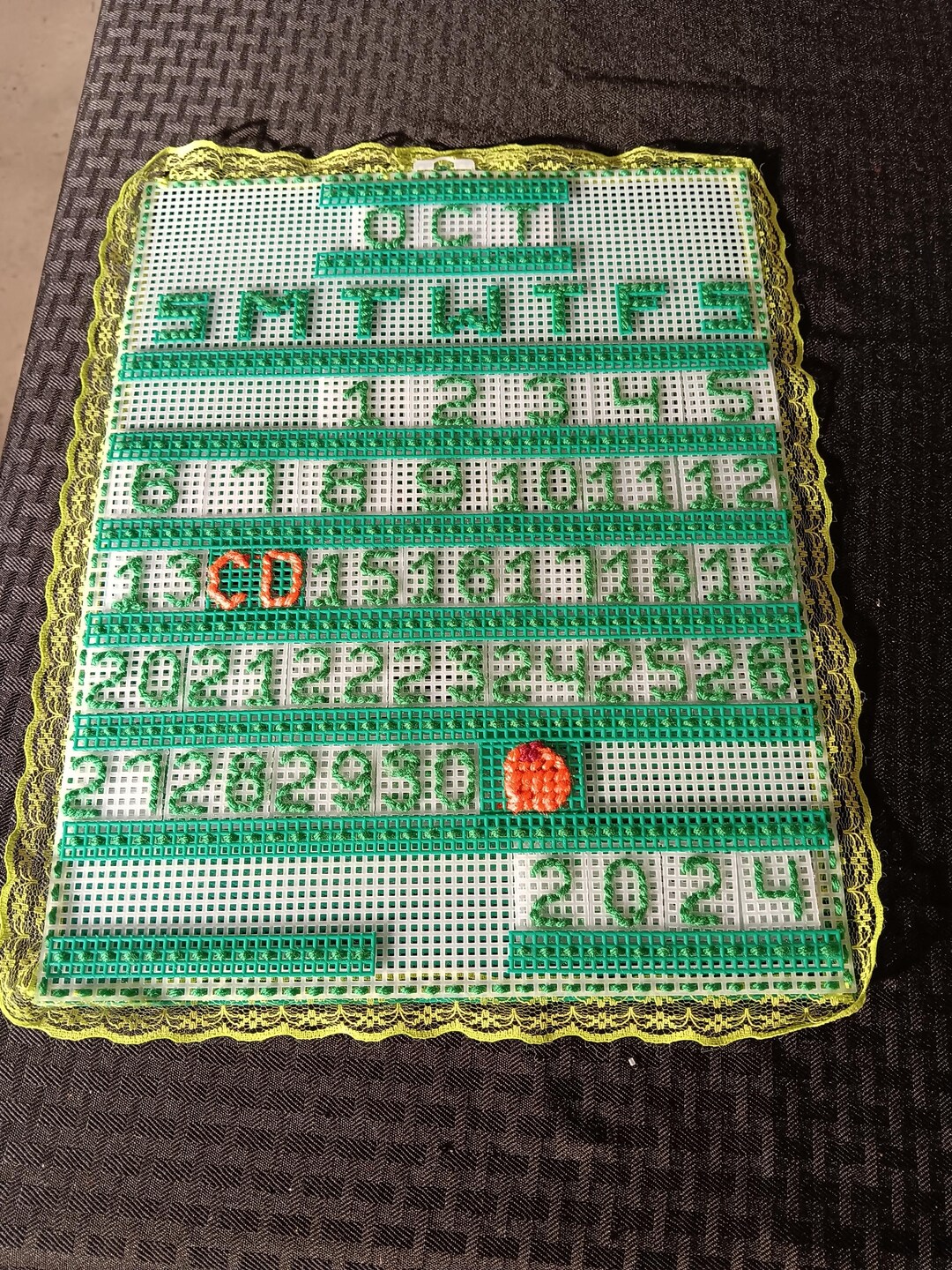 Calendar Lifetime Plastic Canvas - Etsy