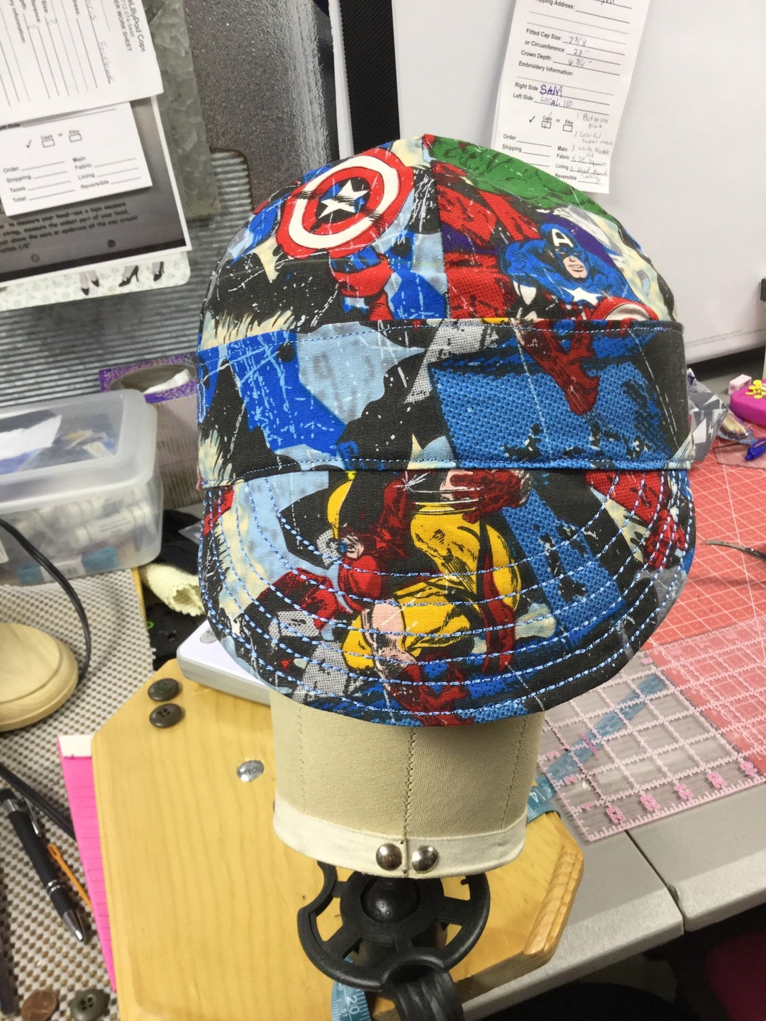 Custom Welding Caps All Construction Workers or Bikers Soft Cotton Caps ...