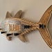 Personalized Solid Wood Tuna Fishing Rod Holder - Etsy
