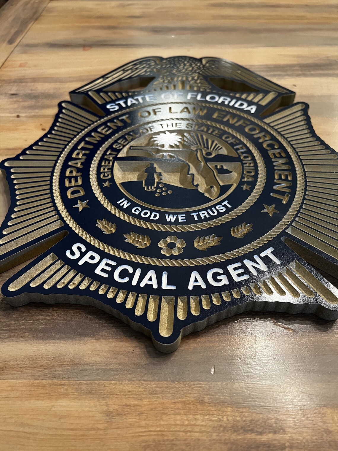 FDLE Badge Shaped Sign - Etsy