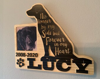 Personalized Labrador Retriever Pet Memorial Plaque | Etsy