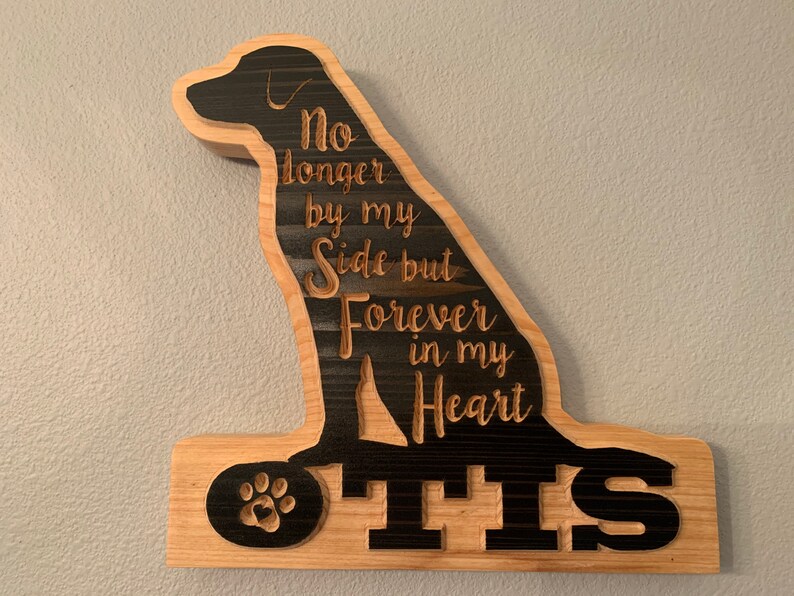 Personalized Labrador Retriever Pet Memorial Plaque - Etsy