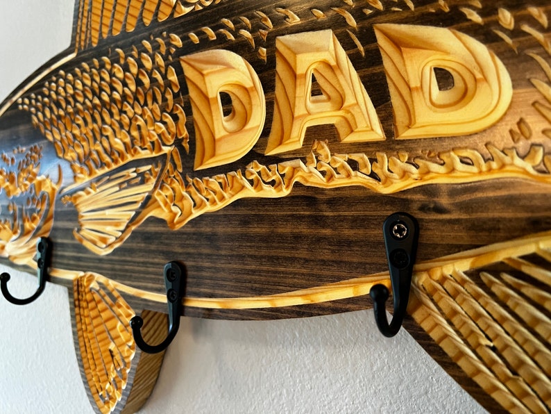Personalized Solid Wood Redfish Hat and Cap Display Rack - Etsy