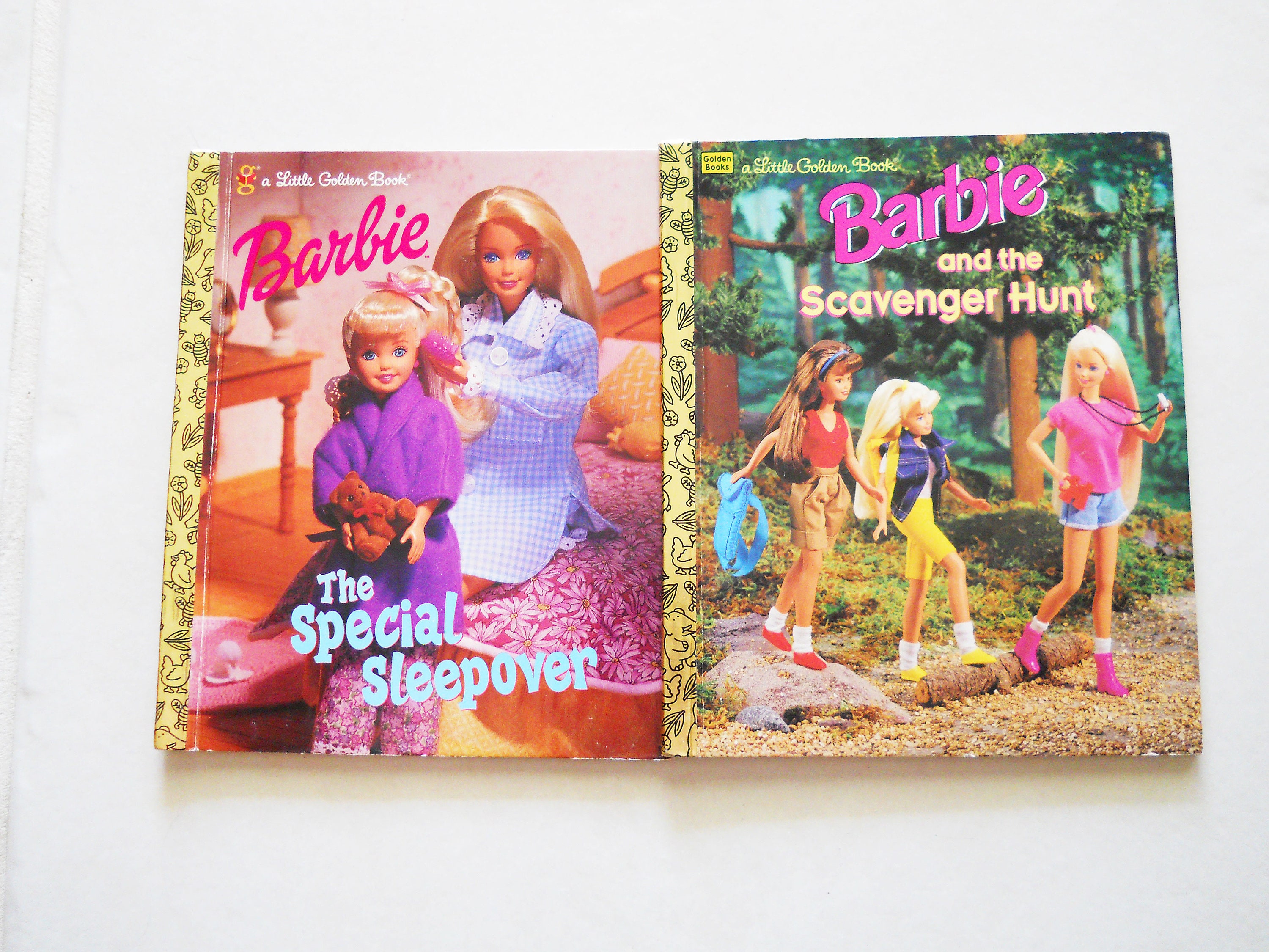 Vintage Barbie Golden Books the Special Sleepover and Barbie and the ...
