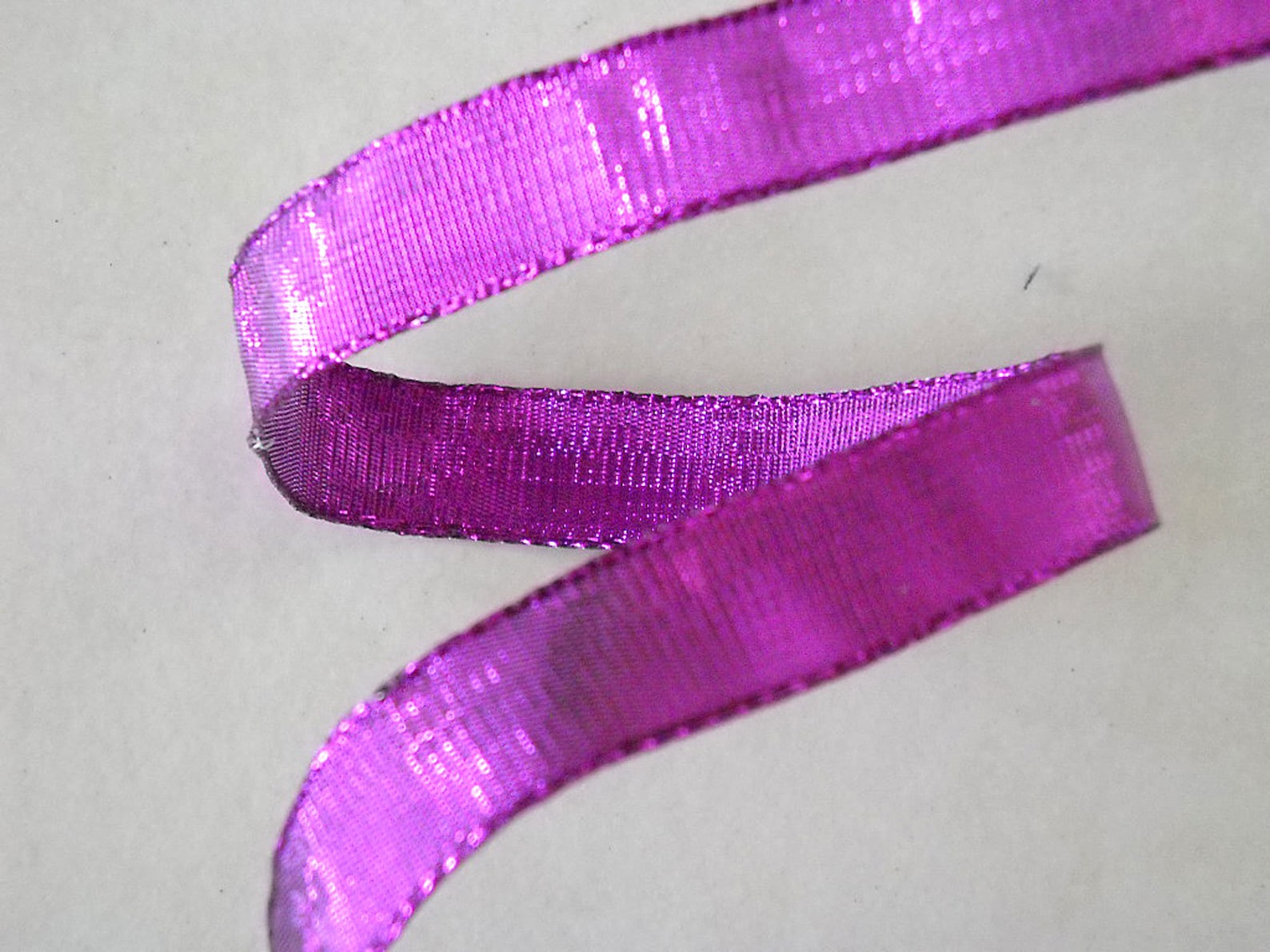 Ribbon Purple Wired 2 1/4 Yards by 5/8 Inch Wide - Etsy