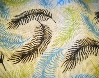 Printed Burlap Fabric - Etsy