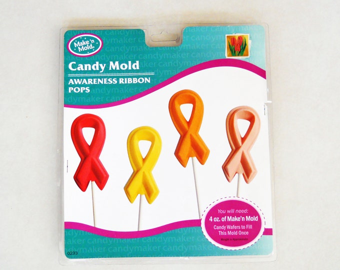 Candy Mold Cancer Awareness Ribbon Lollipop Mold Awareness Ribbons - Etsy