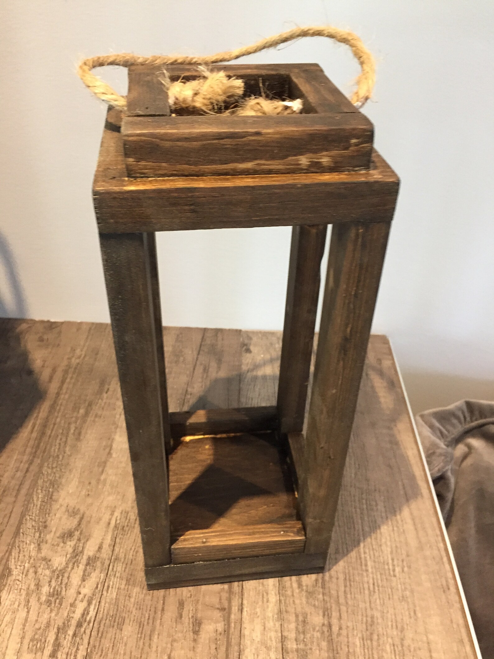 Rustic Wooden Lantern - Etsy