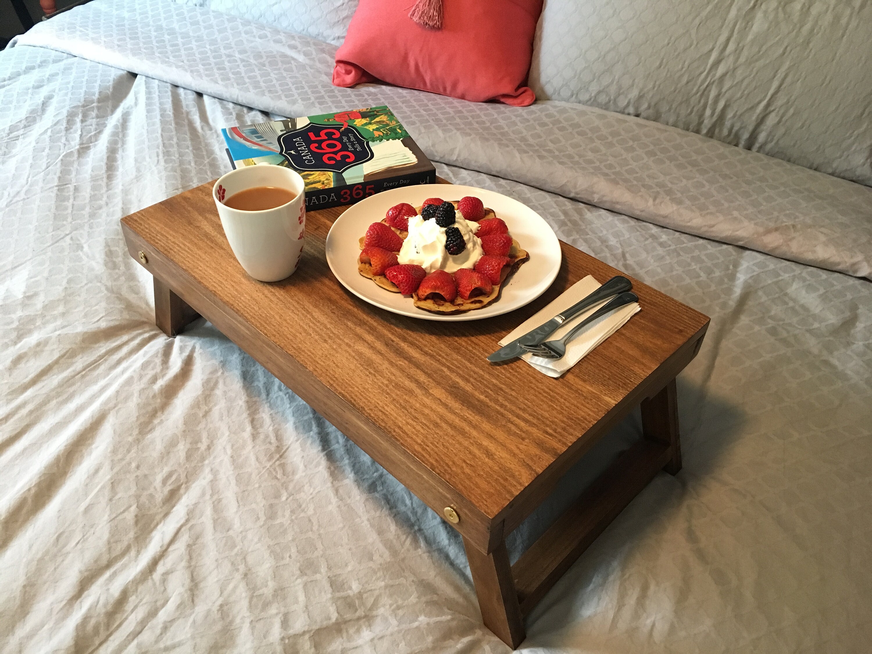 Tray With Fold Out Legs - Etsy Canada