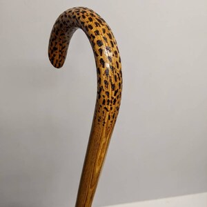35 Pyrography Carved Hardwood Cane Walking Cane Walking - Etsy