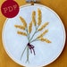 Goldenrod Autumnal Bouquet : Easy Beginner Hand Embroidery Pattern PDF ...