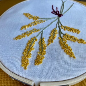 Goldenrod Autumnal Bouquet : Easy Beginner Hand Embroidery Pattern PDF ...