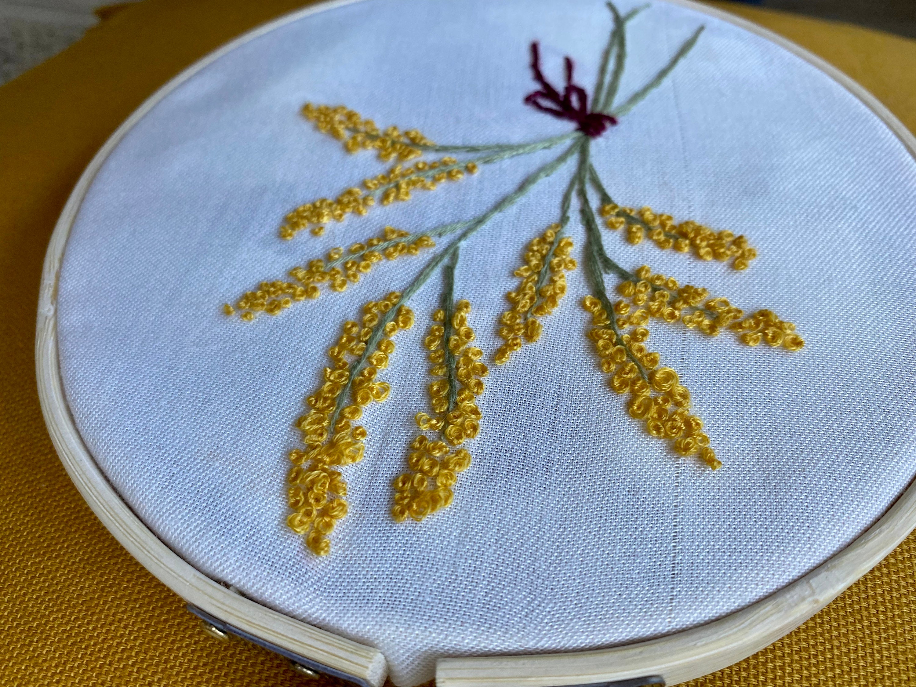 Goldenrod Autumnal Bouquet : Easy Beginner Hand Embroidery Pattern PDF ...
