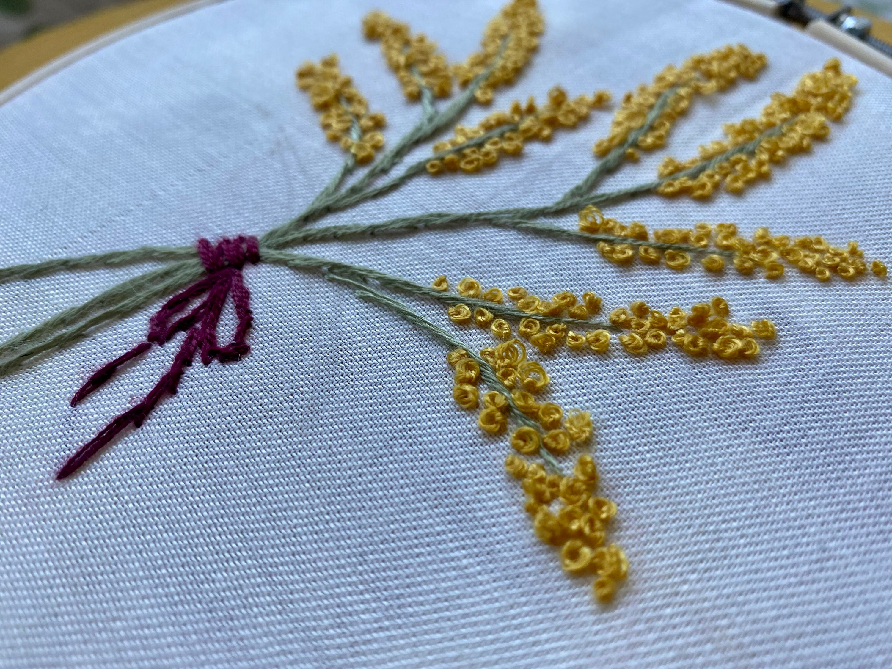 Goldenrod Autumnal Bouquet : Easy Beginner Hand Embroidery Pattern PDF ...