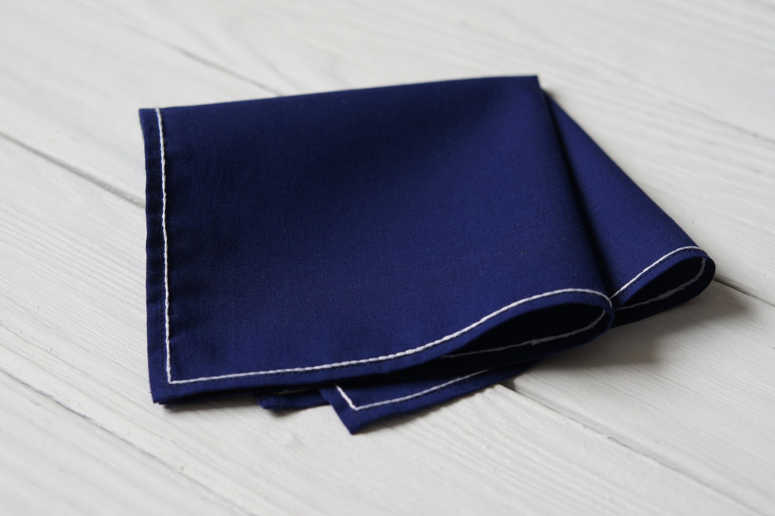 Navy Blue Handkerchief, Mens Handkerchief, Embroidered Handkerchief ...