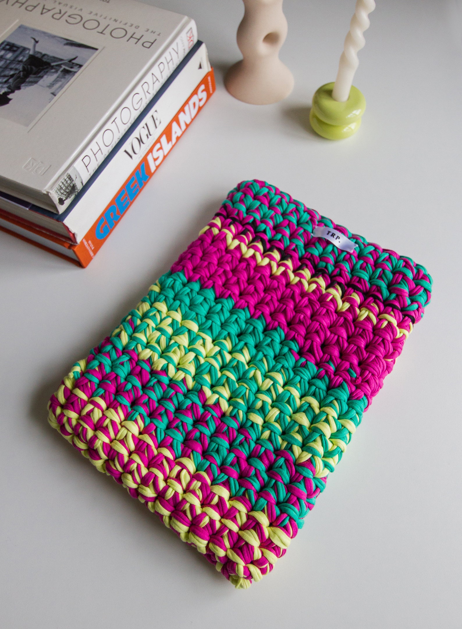 Colourful Crochet Laptop Sleeve Case, Laptop Cover, iPad Case - Etsy