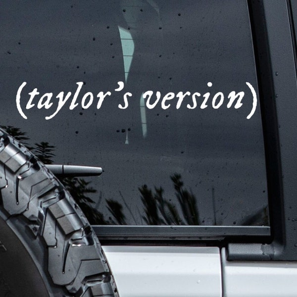 Taylor’s Version Decal - Etsy