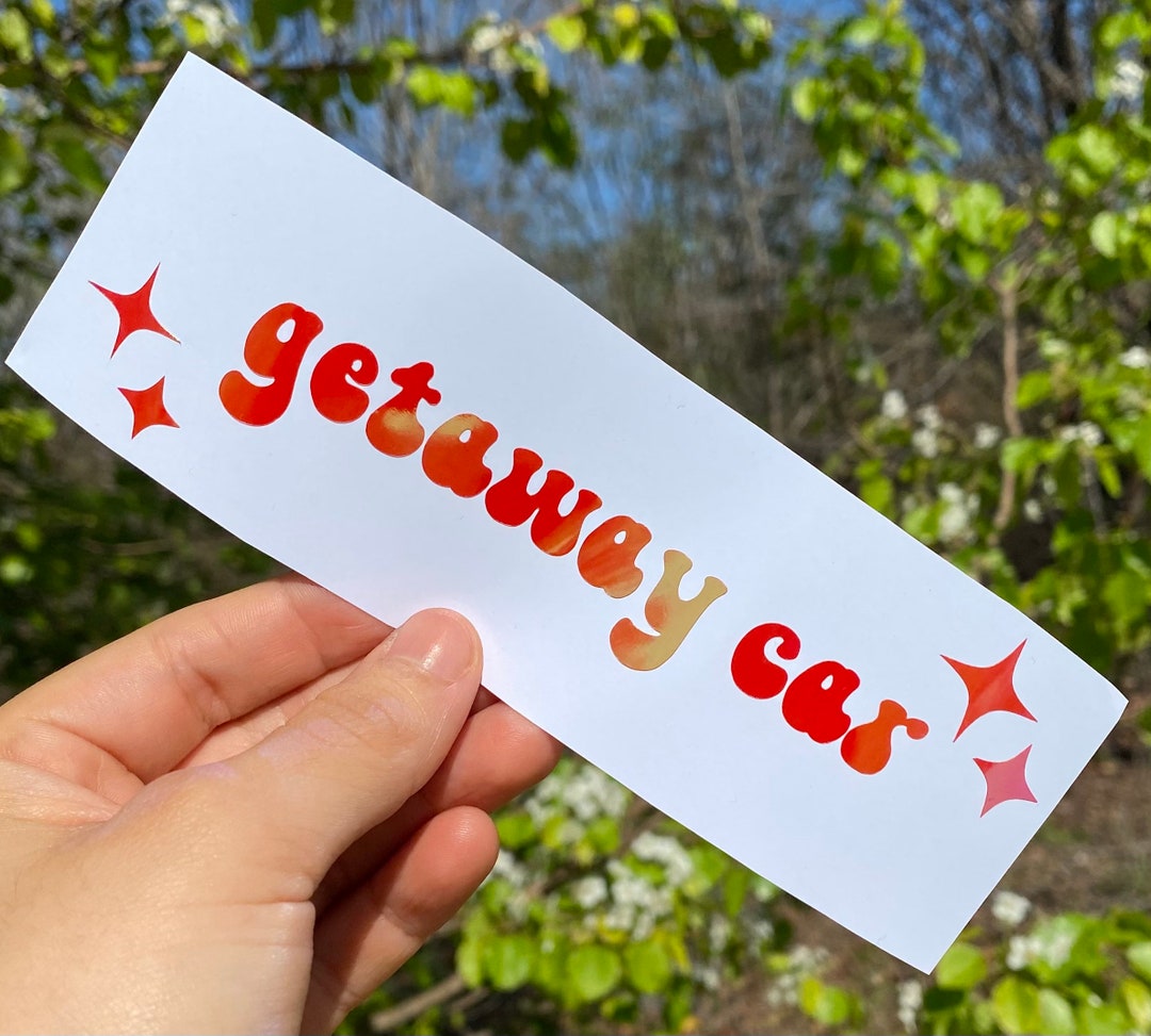Getaway Car Decalswiftie Stickertaylor Swift Vinyl Stickercar Window ...