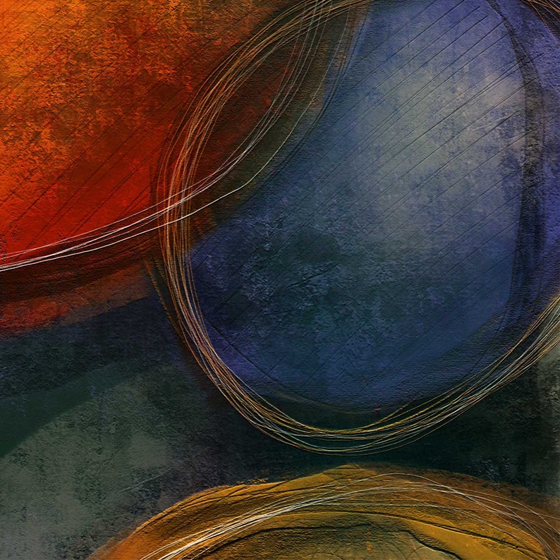 Color Orbs 1 - Open-ended Edition Archival Pigment Print - Abstract Art ...