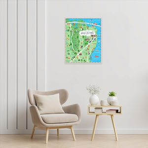 Madison Park, Seattle Illustrated by Annette Kraus - Etsy