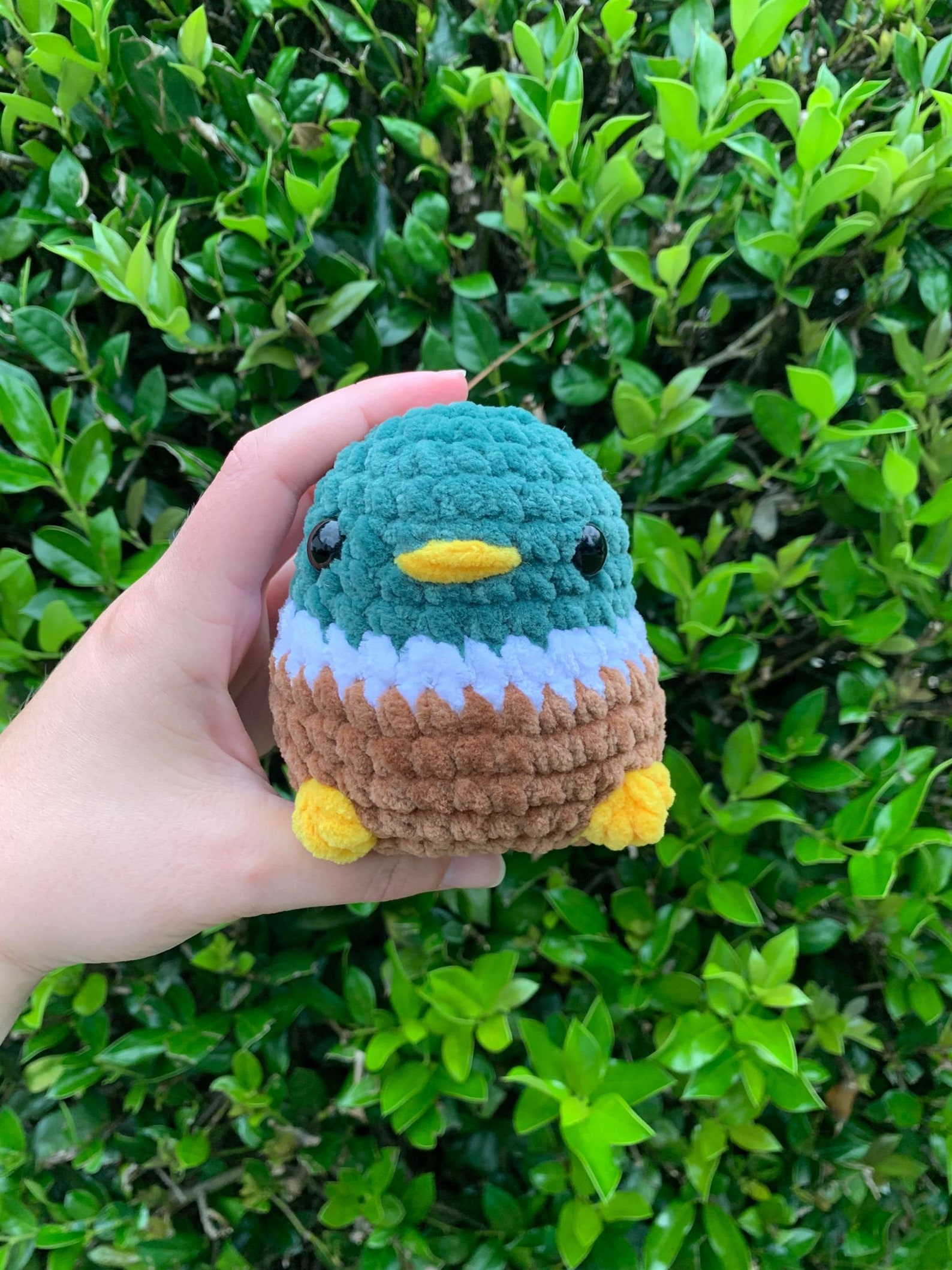 Crochet Duck Mallard Duck Yellow Duck White Duck Fuzzy - Etsy