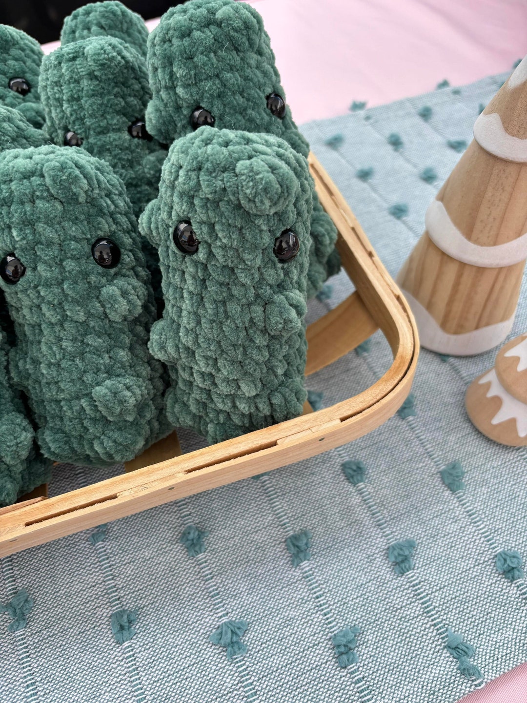 Crochet Pickle | Fuzzy Crochet Pickle | Velvet Pickle | Christmas ...