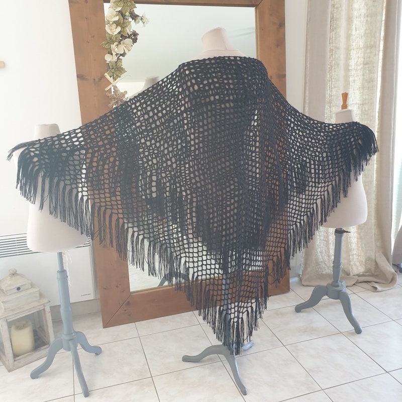 Black Shawls - Etsy