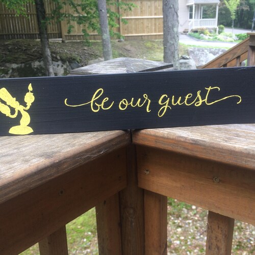 Be Our Guest Sign Guest Bathroom Signs Small Bedroom Art - Etsy