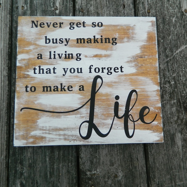 Never Get so Busy - Etsy