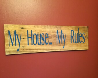 My House My Rules - Etsy
