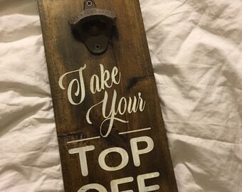 Take Your Top off Bottle - Etsy