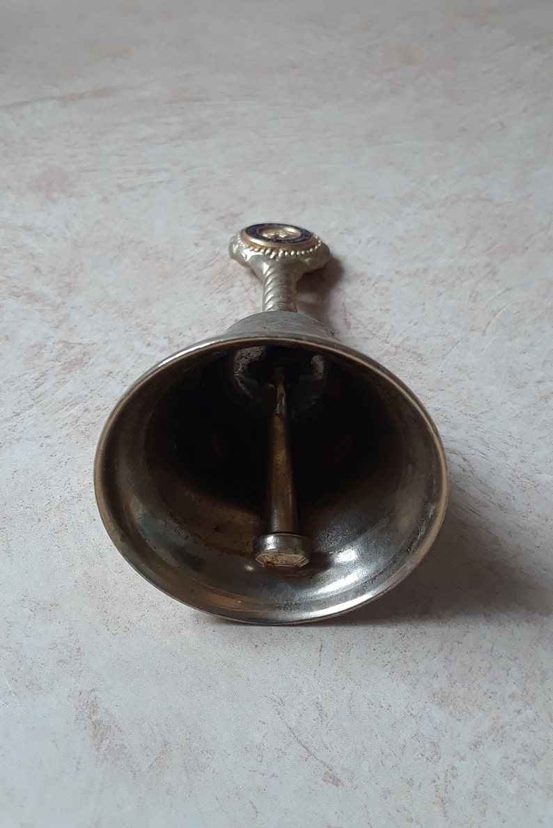 From the Amish Country Souvenir Bell Made in USA, Small Metal Handheld ...