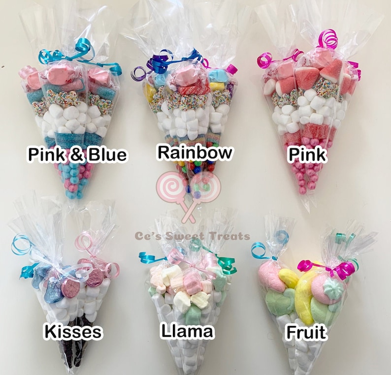 5 Customize Your Own Candy Cones Perfect for Birthdays - Etsy