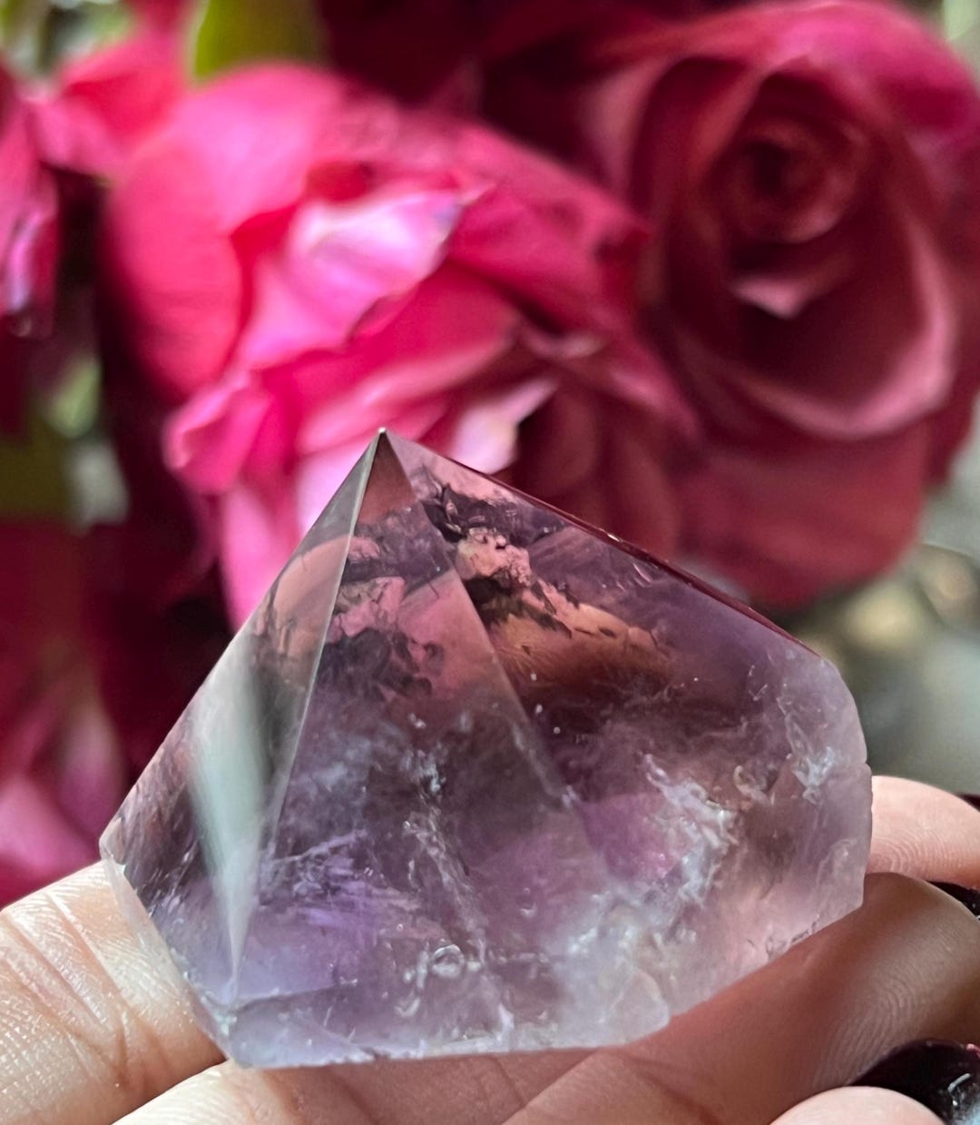 Mini Purple Amethyst Cut Base, Dark Purple Amethyst, Mini Amethyst ...