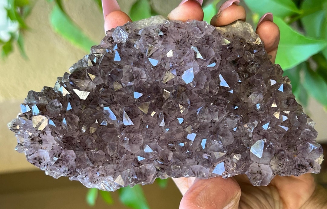 Raw Amethyst With Geothite Inclusions, Amethyst, Goethite, Super Seven ...