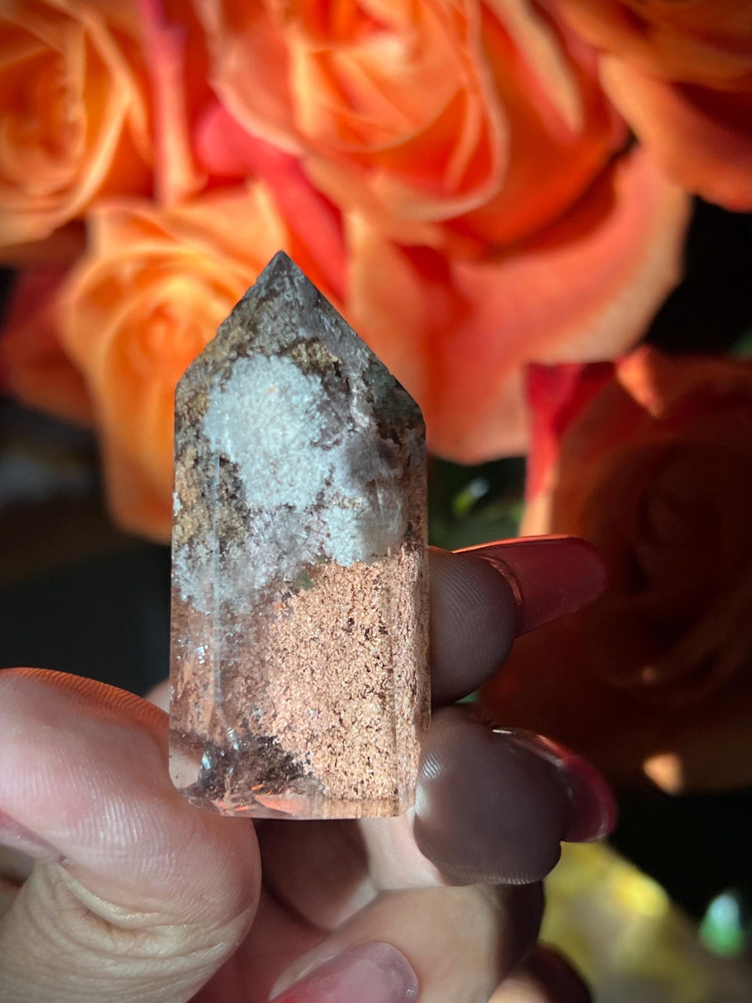 Mini Garden Quartz Point, Pink Garden Quartz, Garden Quartz Tower ...