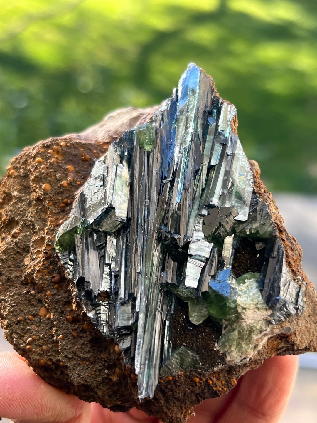 Vivianite With Ludlamite, Vivianite From Brazil, Vivianite, Vivianite ...
