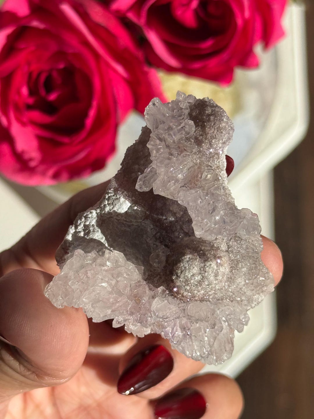 Flower Amethyst Zeolite, Purple Zeolight, Natural Raw Amethyst ...