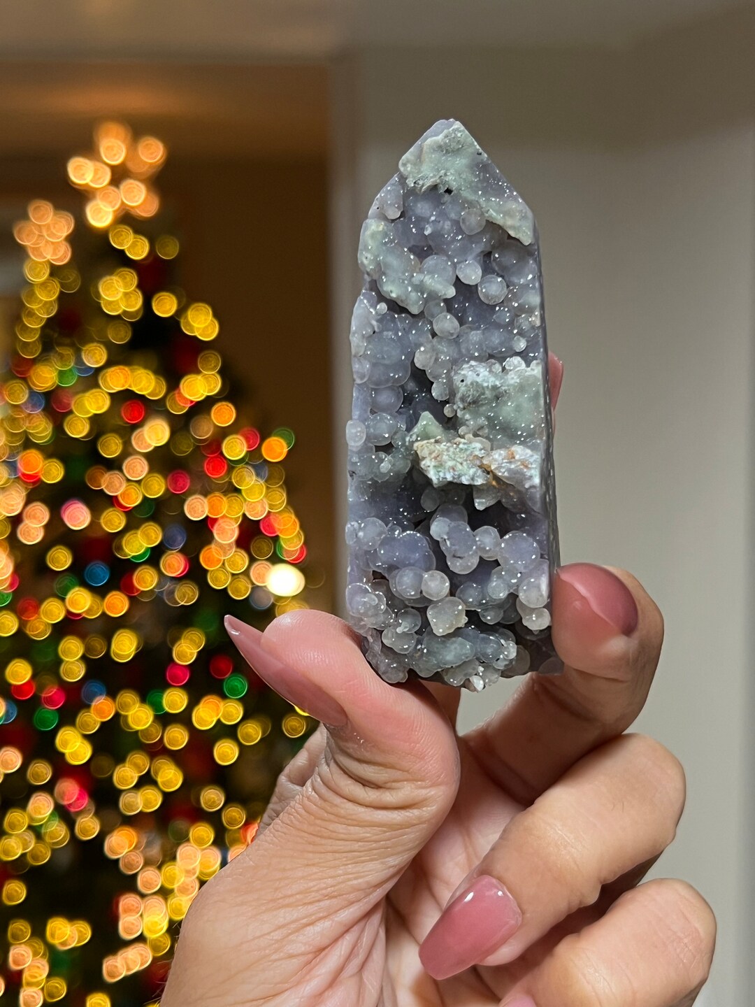 Sparkly Grape Agatebotryoidal Chalcedony Grape Agate - Etsy