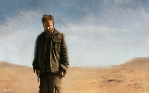 Painting Illustration of Jesse Pinkman From Breaking Bad and | Etsy