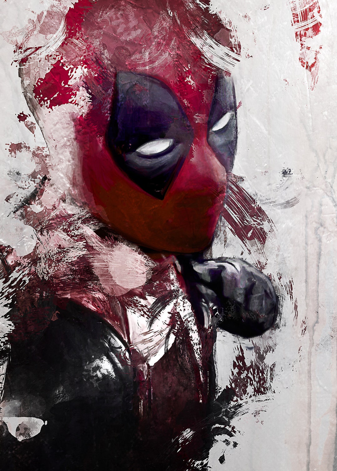 Painting Illustration of Marvel Superhero Deadpool, Everybody's ...